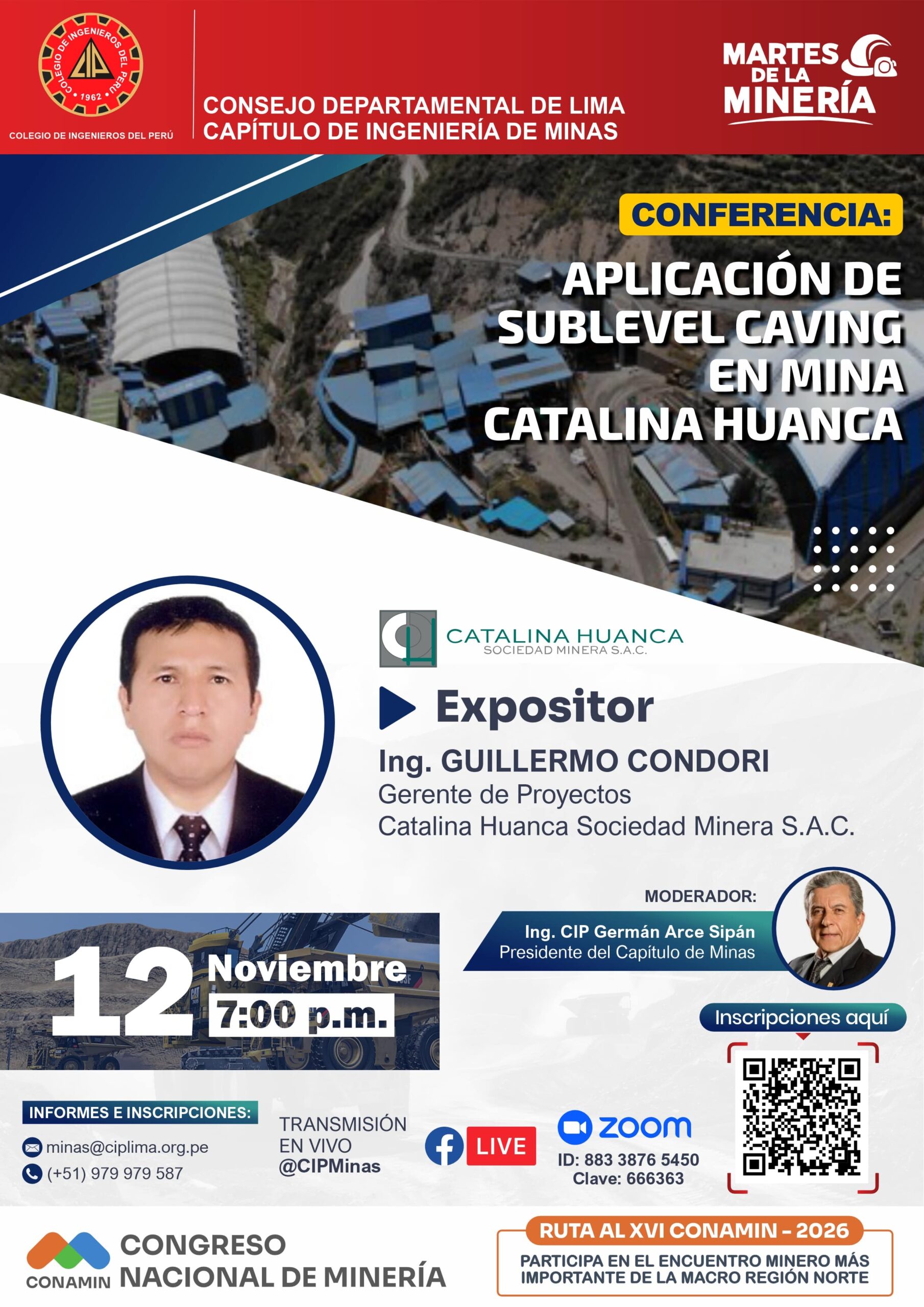 Conferencia “Aplicación de sublevel caving en mina Catalina Huanca ...