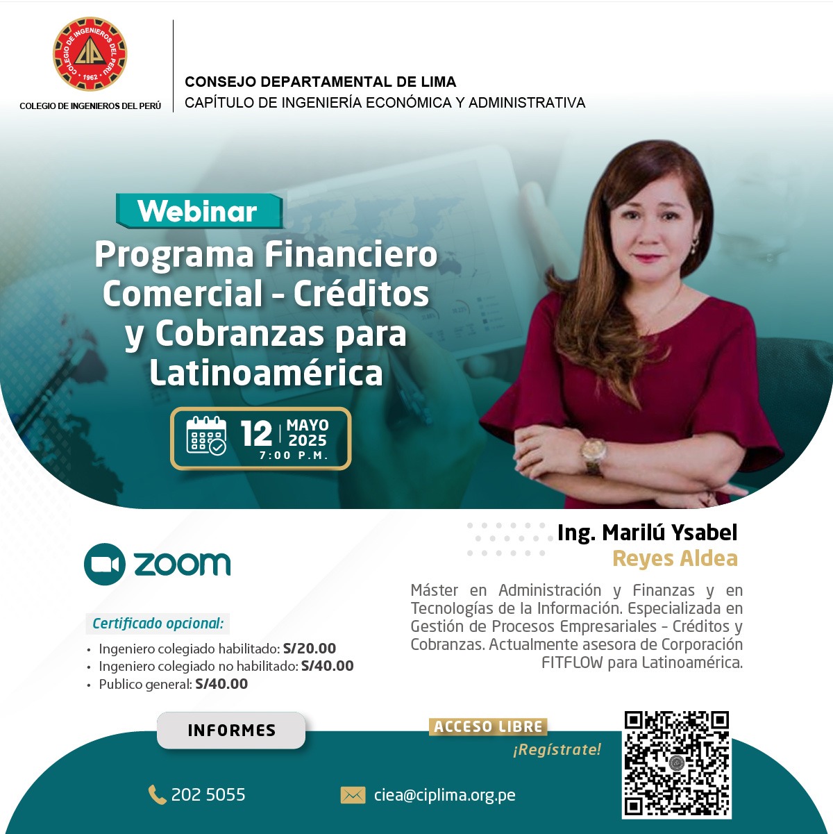 webinar "Programa financiero comercial - créditos y cobranzas para ...