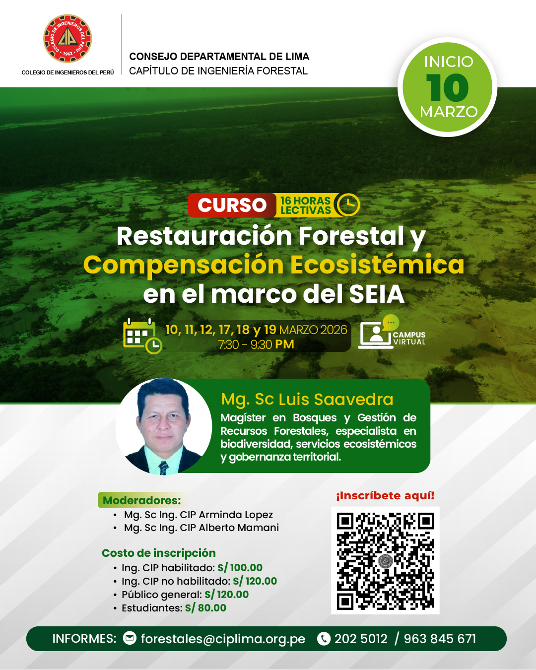 Curso especializado: ¨Restauración Forestal y Compensación Ecosistémica ...